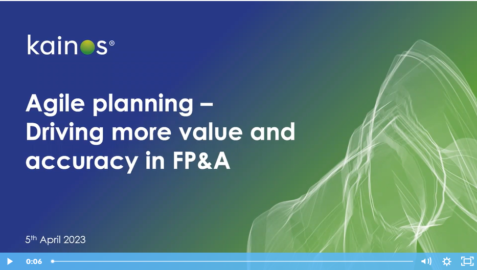 Workday Adaptive Planning webinar: Agile Planning – Driving more value and accuracy in FP&A