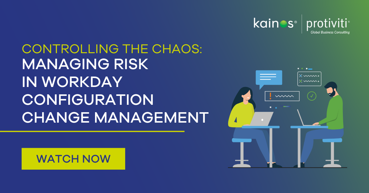 Watch: Managing risk in Workday configuration change management