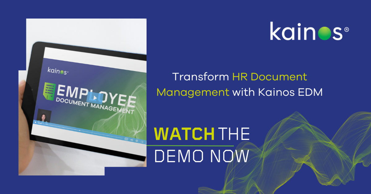 Transform HR Document Management with Kainos EDM – Watch the Demo