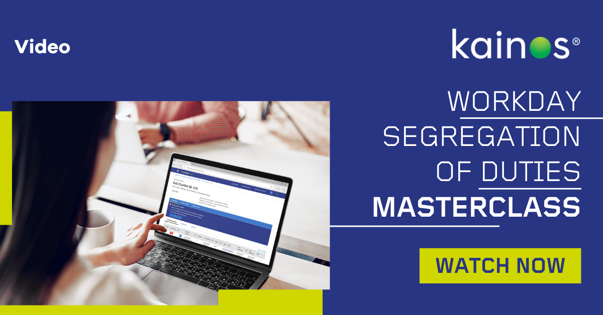 Workday Segregation of Duties Masterclass