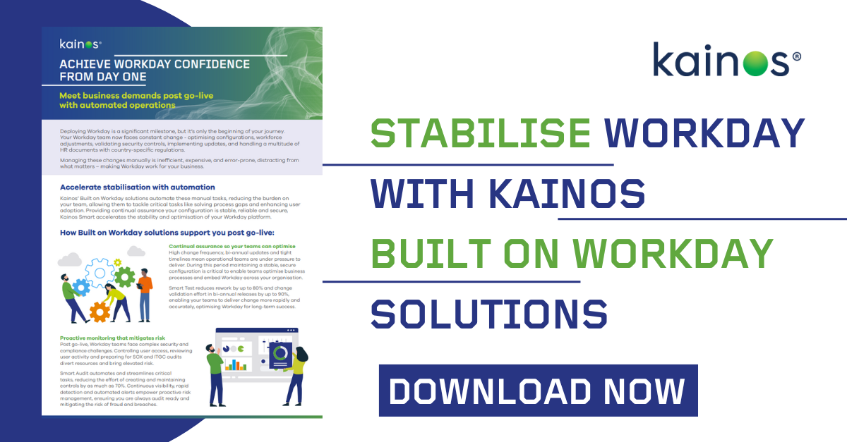 Stabilise Workday with Kainos Smart