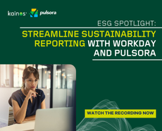 ESG Spotlight: Streamline Sustainability Reporting with Workday and Pulsora