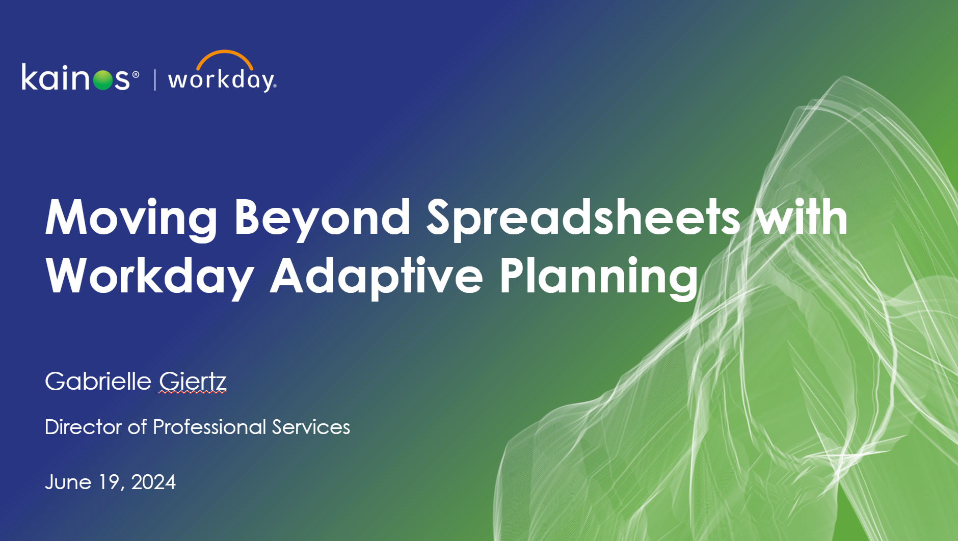 Moving Beyond Spreadsheets with Workday Adaptive Planning
