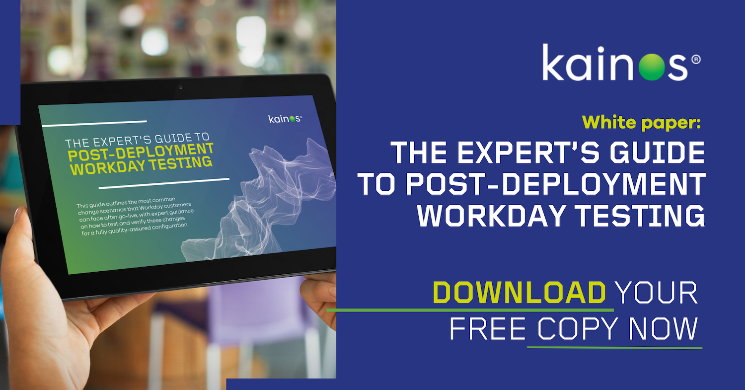 The expert's guide to post-deployment Workday testing