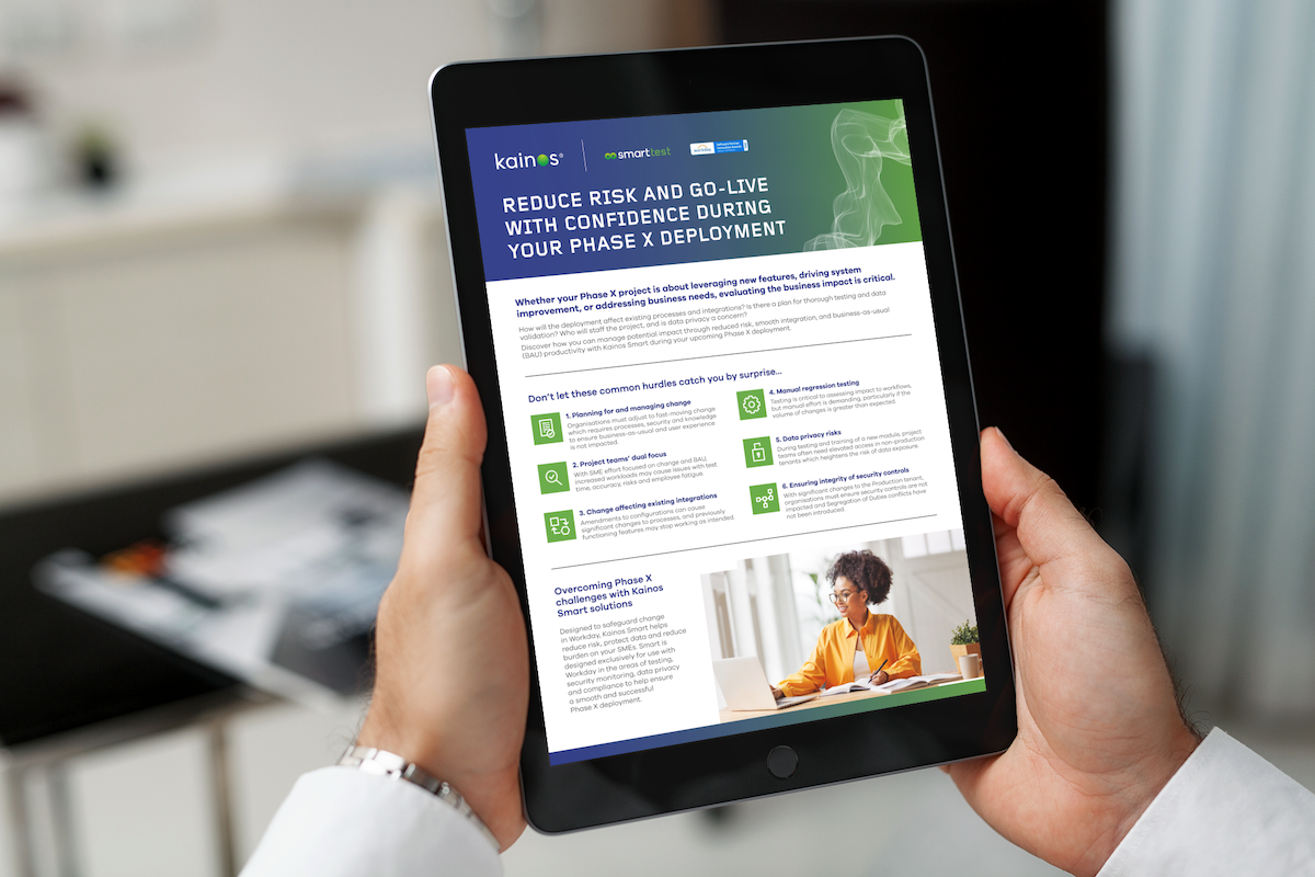 Kainos Smart Solutions for Phase X Deployments
